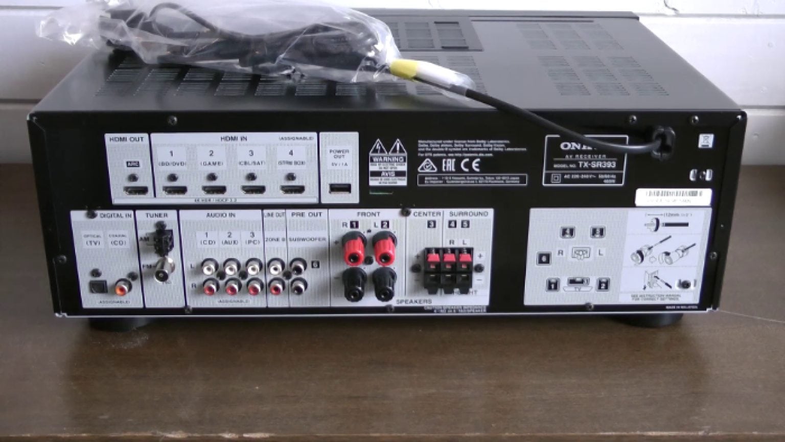 Onkyo TX-SR393 Review - Tech Review Advisor